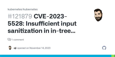 cve 2023 5528 insufficient input sanitization in in tree storage