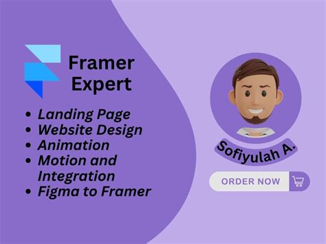 Framer Website Framer Animation Figma To Framer Framer Motion Upwork