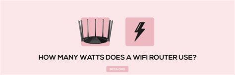 Powering Up How Many Watts Does A Wi Fi Router Use