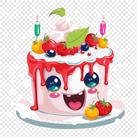 생일 케이크클립 아트상표만화 Png 일러스트 무료 다운로드 Lovepik