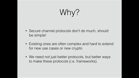 The Noise Protocol Framework Media Ccc De