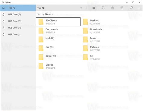 Uwp File Explorer Has Got New Features In Windows 10 Version 1809