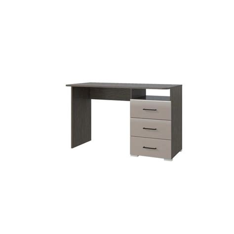 Стол 1200 3 ящ Ненси венге капучино имитация глянец [Горизонт