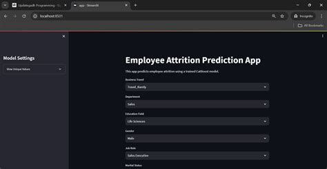 Employee Attrition Prediction System Using Machine Learning