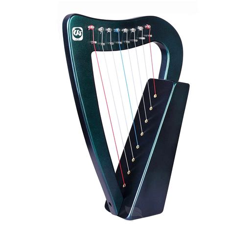 Waltert Mini Harp 8 String Handheld Celtic Lyre Lap Small Harp Instru