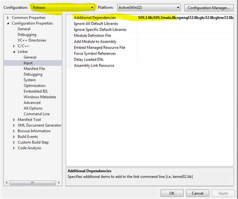 C Unable To Compile SDL Release Build Stack Overflow
