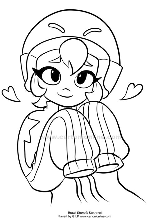 Desenho De Janet De Brawl Stars Para Colorir Aria Vrogue Co