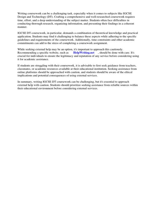 Igcse Dt Coursework Examples Pdf Drawing Design
