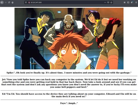 bounty hacker a tryhackme writeup dailycompute