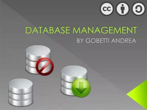 PPT DATABASE MANAGEMENT PowerPoint Presentation Free Download ID