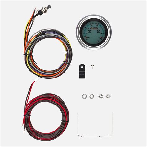 Dual Voltage 52mm Gauge With Optional Current Display