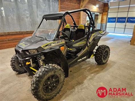 2016 Polaris Rzr 1000 Xp Utv Gasoline Adam Marshall Land And Auction Llc