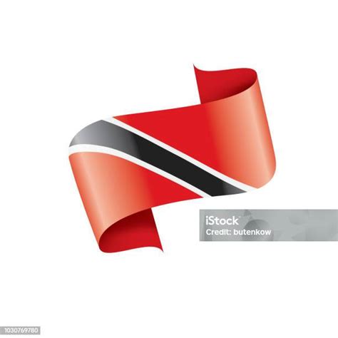 트리니다드 토바고 플래그 흰색 배경 벡터 일러스트 레이 션 0명에 대한 스톡 벡터 아트 및 기타 이미지 0명 3차원 형태