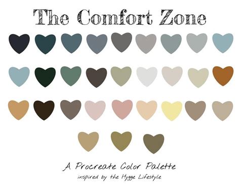 4 Procreate Color Palettes Gradient Procreate Color Palette Etsy Artofit