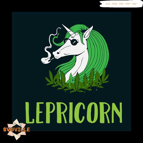 Lepricorn Svg Trending Svg Unicorn Svg Smoking Unicorn Cl Inspire Uplift