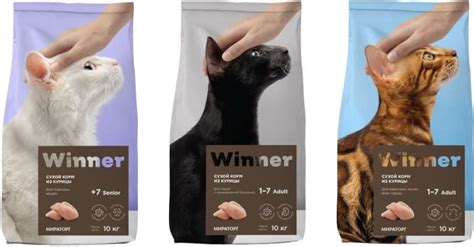 Корм для кошек Winner: отзывы, разбор состава, цена - ПетОбзор