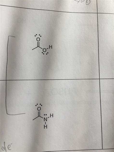 Solved Draw A Valid Resonance Structure For The Following Chegg