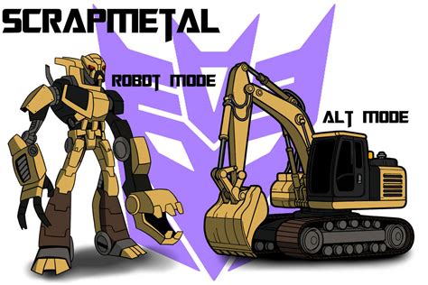 Transformers Rotf Au Scrapmetal By Everyfan180 On Deviantart