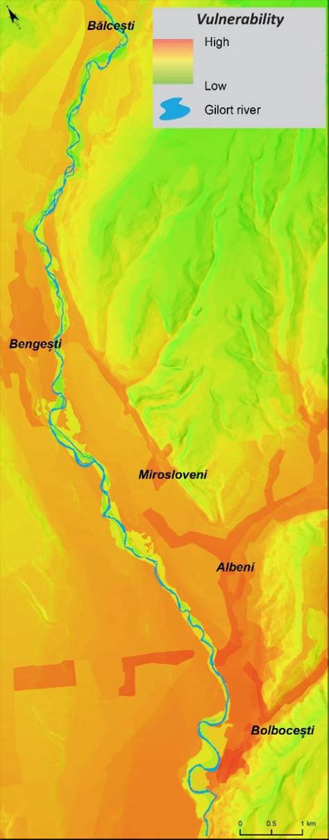 Physical Vulnerability Of The Study Area Download Scientific Diagram