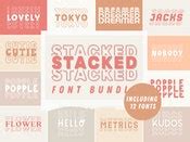 Retro Fonts Bundle Collection Retro Font Groovy Fonts Cricut Font Canva Fonts Procreate Font