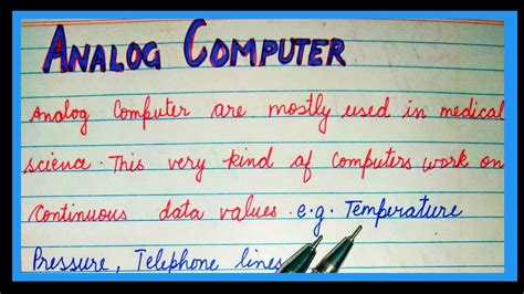 Definition Of Analog Computer What Is Analog Computer Analog
