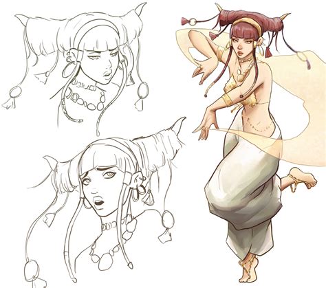Belly Dancer Illustration On Behance