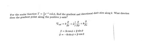 solved for the scalar function t 1 2 e r cos phi the