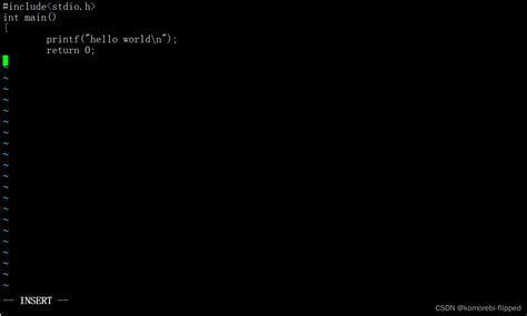 Linux中的vim最小集指令集及其配置