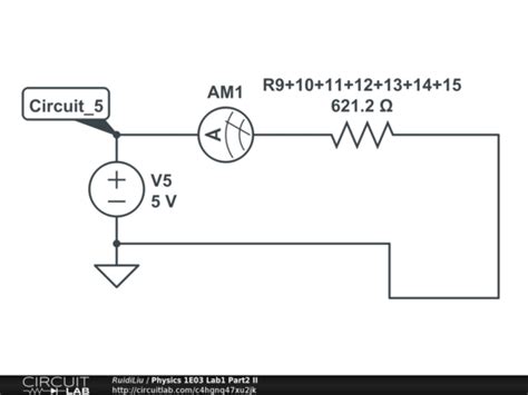 Physics E Lab Part II CircuitLab Physics E Lab Part II CircuitLab
