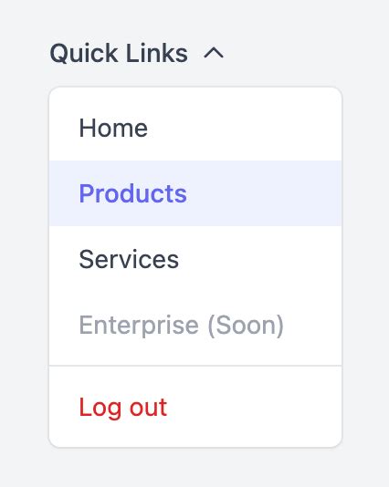 Tailwind Css 드롭다운 템플릿 모음 스타트업풀