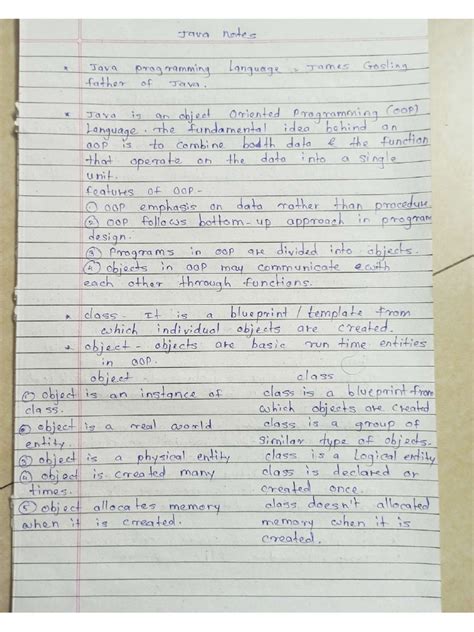 Java Notes Compressed Pdf