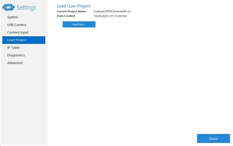 load project