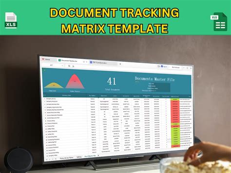 Document Control Matrix Template File Tracker Document Storage Organizer Quality Management Tool