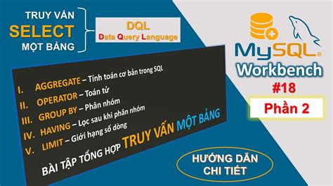 Com2012 Cơ Sở Dữ Liệu 18 Dql Data Query Language Truy Vấn Đơn Giản Phần 2 Select Một