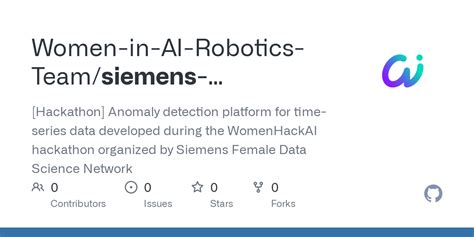 GitHub Women In AI Robotics Team Siemens Womenhackai Hackathon Anomaly Detection Platform