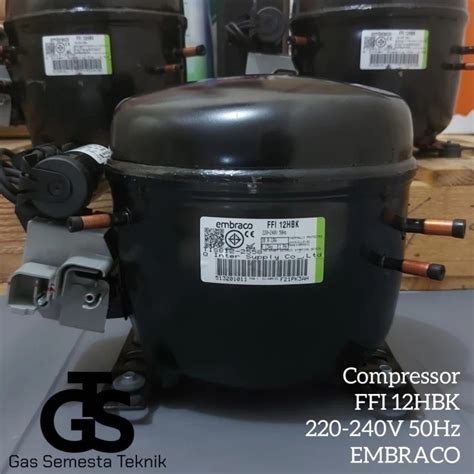 Jual Compressor Embraco Ffi 12hbk 1 3 Pk Kompresor Ffi 12 Hbk Embraco
