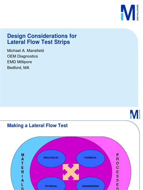 Design Considerations For Lateral Flow Test Strips Pdf Materials Physical Sciences