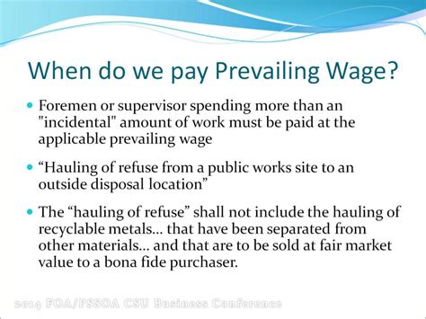 PPT Prevailing Wage PowerPoint Presentation Free Download ID 2457586