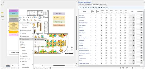 Editing Visio Layer Colours With LayerManager BVisual