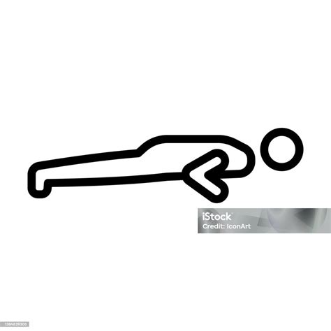 Pushups Exercises Icon From Gym And Fitness Collection Thin Linear Pushups Exercises Fit Gym