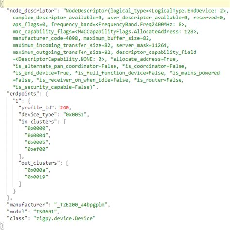 Zigbee Home Automation Integration Identifies The Device As Unknown No Entities