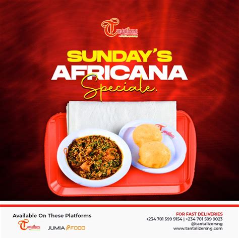 Sundays Africana Special Food Nigeria