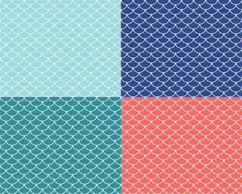 Fish Scales Pattern Royalty Free Vector Image VectorStock