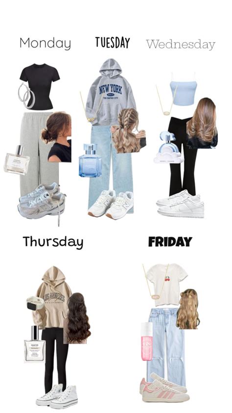 Fits For The Week Monday Outfit Ideas For School Cute School Inspo