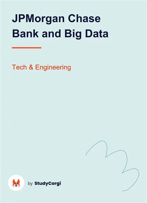 Jpmorgan Chase Bank And Big Data Free Essay Example