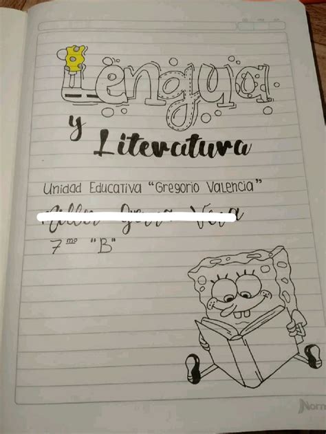 Carátula Lengua Y Literatura Lengua Y Literatura Literatura Portadas