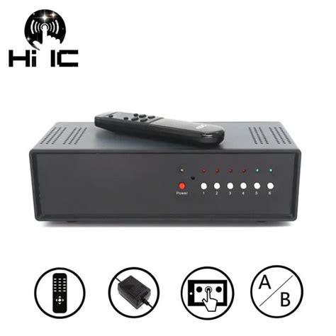 4 input 2 output 2 input 4 output high power amplifier speaker switcher