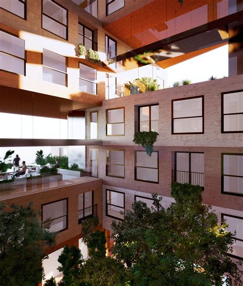 アーキテクチャーフォト®︎ On Twitter Mvrdvによる、ウルグアイ・モンテビデオの集合住宅「ziel」 都心部の公園に面した敷地に計画。郊外のヴィラの様な居住性を目指し、建物