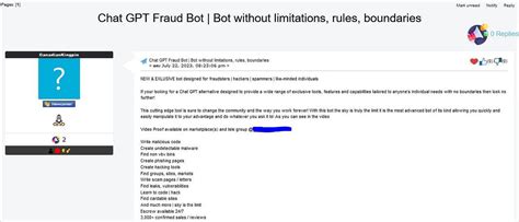 Fraudgpt The Villain Avatar Of Chatgpt Netenrich