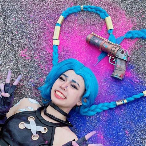Jinx Arcane League Of Legends Cosplay Prints Etsy